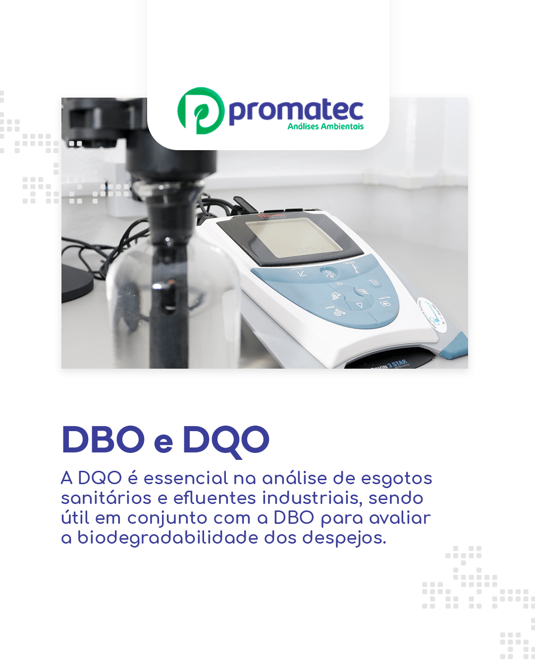 DBO e DQO - Promatec Análises Ambientais